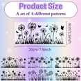 1set PVC Lamp Film for DIY Colorful Light Hanging Lamp Frosted Glass ...