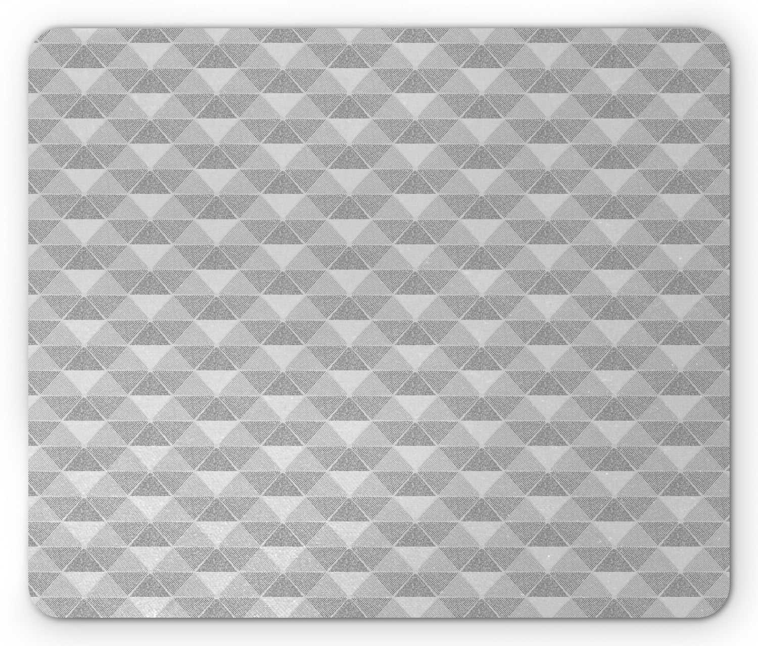 Geometric Mouse Pad, Grungy Greyscale Tones Repetitive Symmetrical ...