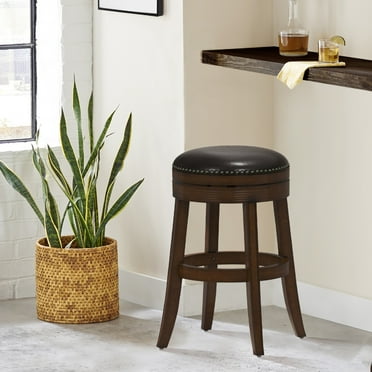 Plato Stool Rustic Wood - Walmart.com
