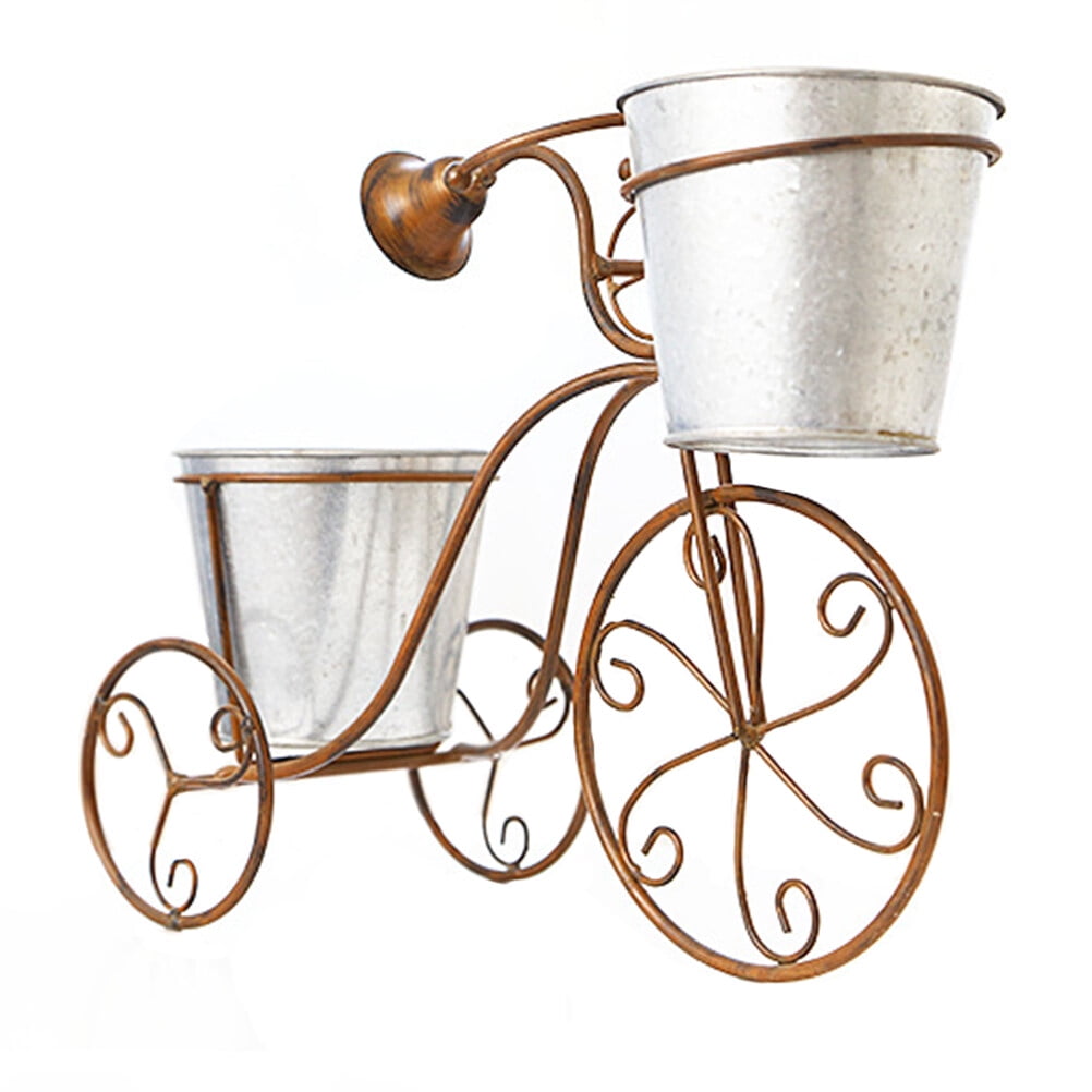 Creative Bike Plant Stand Exquisite Flower Pot Vintage Bike Shape Plant ...