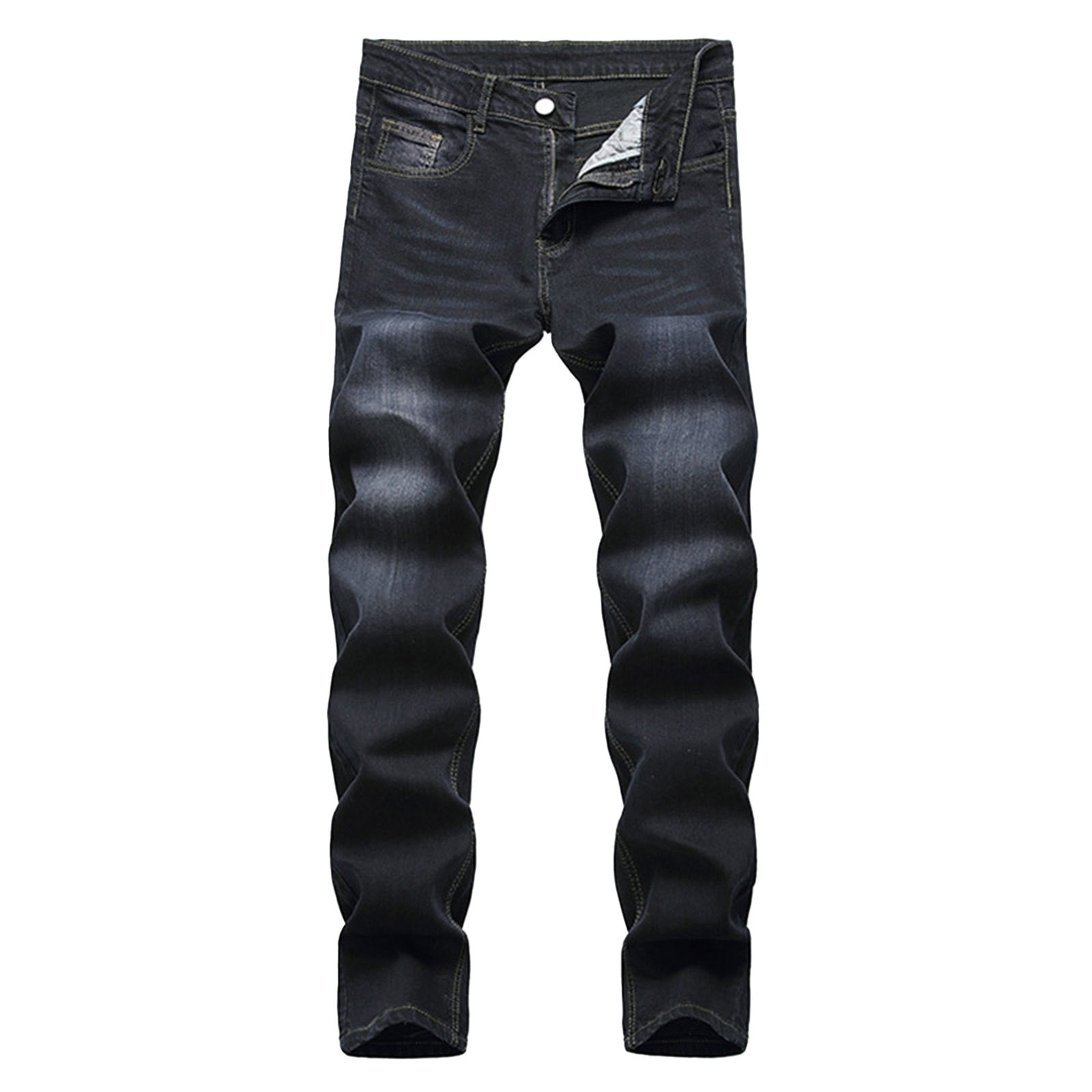Click here for Egnmcr Jeans For Men  Mens Elastic Waist Loose Fit... prices
