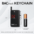 Free Shipping! BACtrack Keychain Breathalyzer (Black) | Ultra-Portable ...
