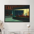 Edward Hopper Nighthawks Canvas Wall Art Print 12x18 UNFRAMED - Walmart.com