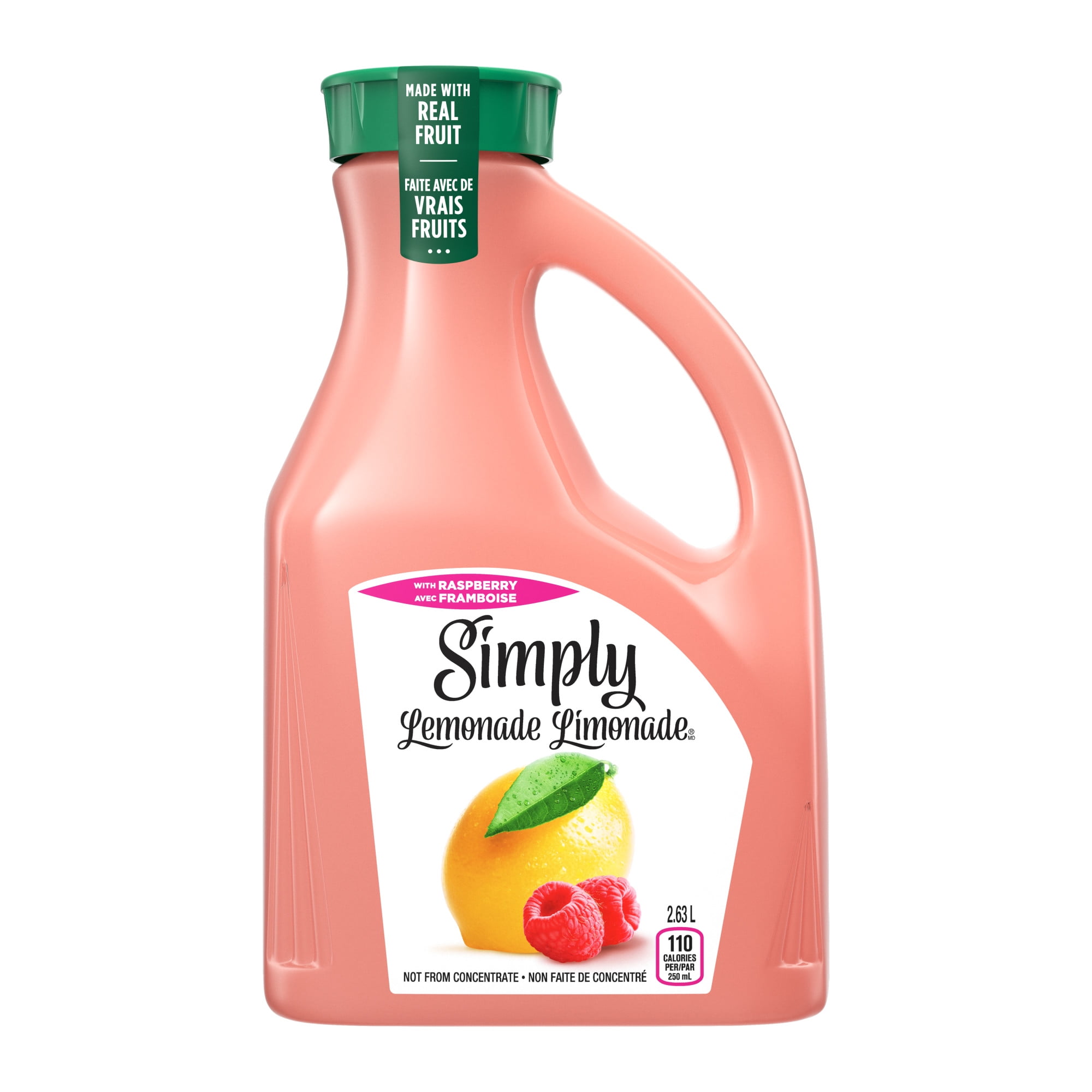 Simply Lemonade with Raspberry Bottle, 2.63 Liters - Walmart.ca