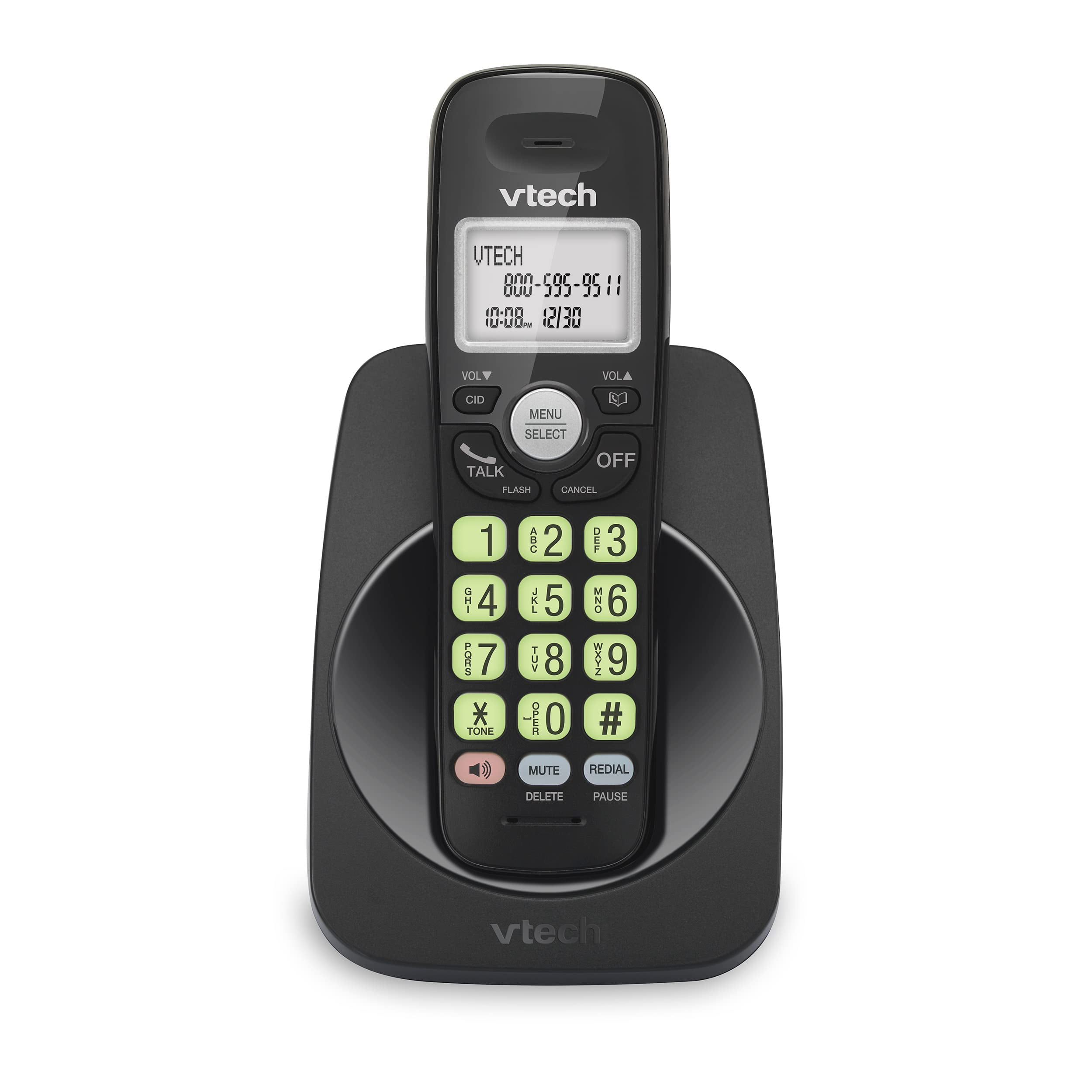 Teléfono inalámbrico VTech VG131-11 DECT 6.0 Bluetooth Identificador de ...