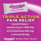 Goody's Extra Strength Headache Powder, Mixed Fruit Blast Flavor, 24 ...