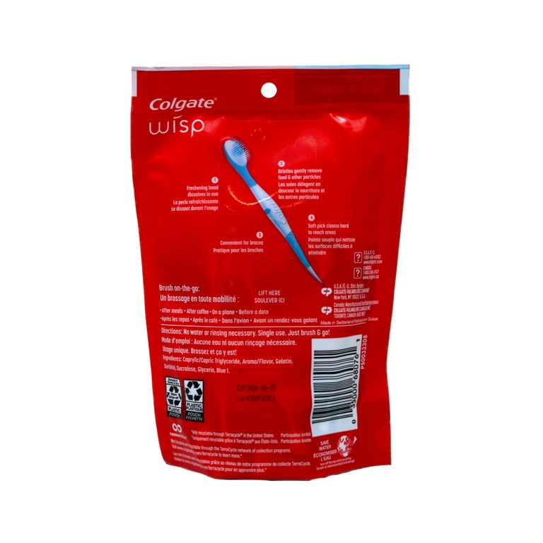 Colgate Wisp Max Fresh Colgate Wisp Max Fresh Peppermint Portable