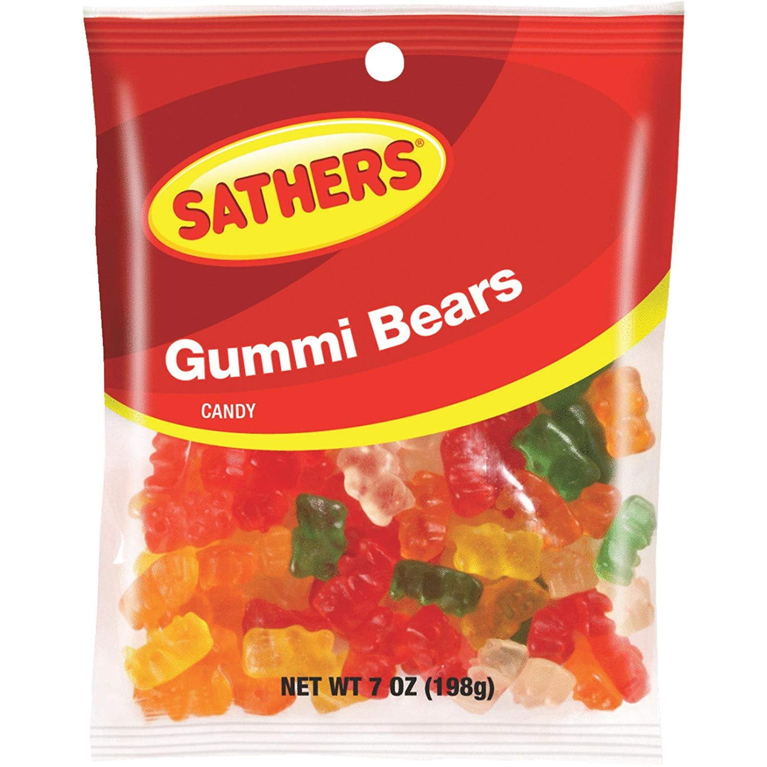 Sathers Gummy Bear Candy, 7 Ounce -- 12 per case. - Walmart.com