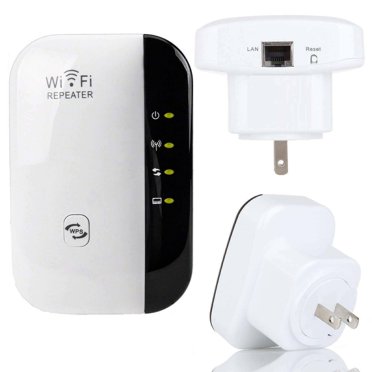 Mini WiFi Repeater, Internet Extender Wireless 300Mbps Access Point 2 ...