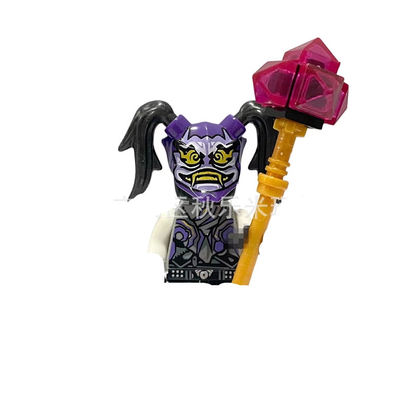 Figuras de dibujos animados Ninja Morro Oni Omega, minibloques de ...