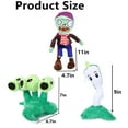 PVZ 6-PC Plush Set - Potato Mine, Sport Zombie & Mixed Plant-Zombie ...