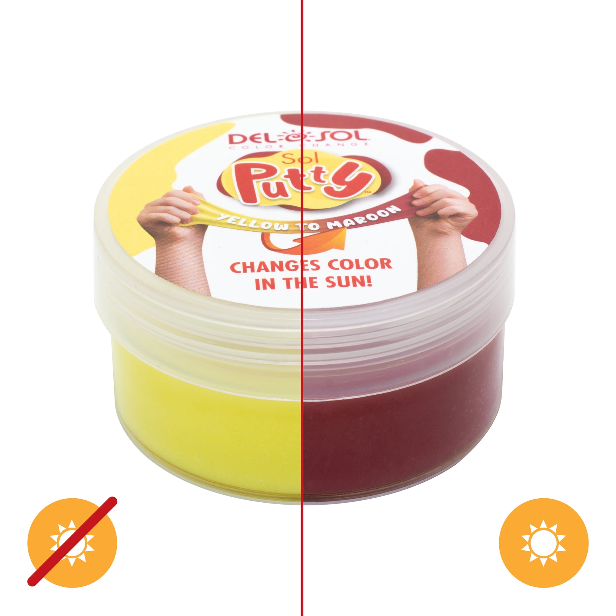 Click here for Del Sol Color-Changing Sol Putty - Yellow To Red B... prices