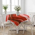 Abstract Bending Striped Table Cloth 60x60in, Waterproof Square ...
