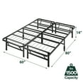 Zinus 14" Metal SmartBase Tool-Free Assembly Bed Frame, Queen - Walmart.com