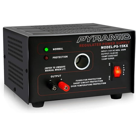 Pyramid Bench Power Supply, AC-to-DC Power Converter with Car/Vehicle ...