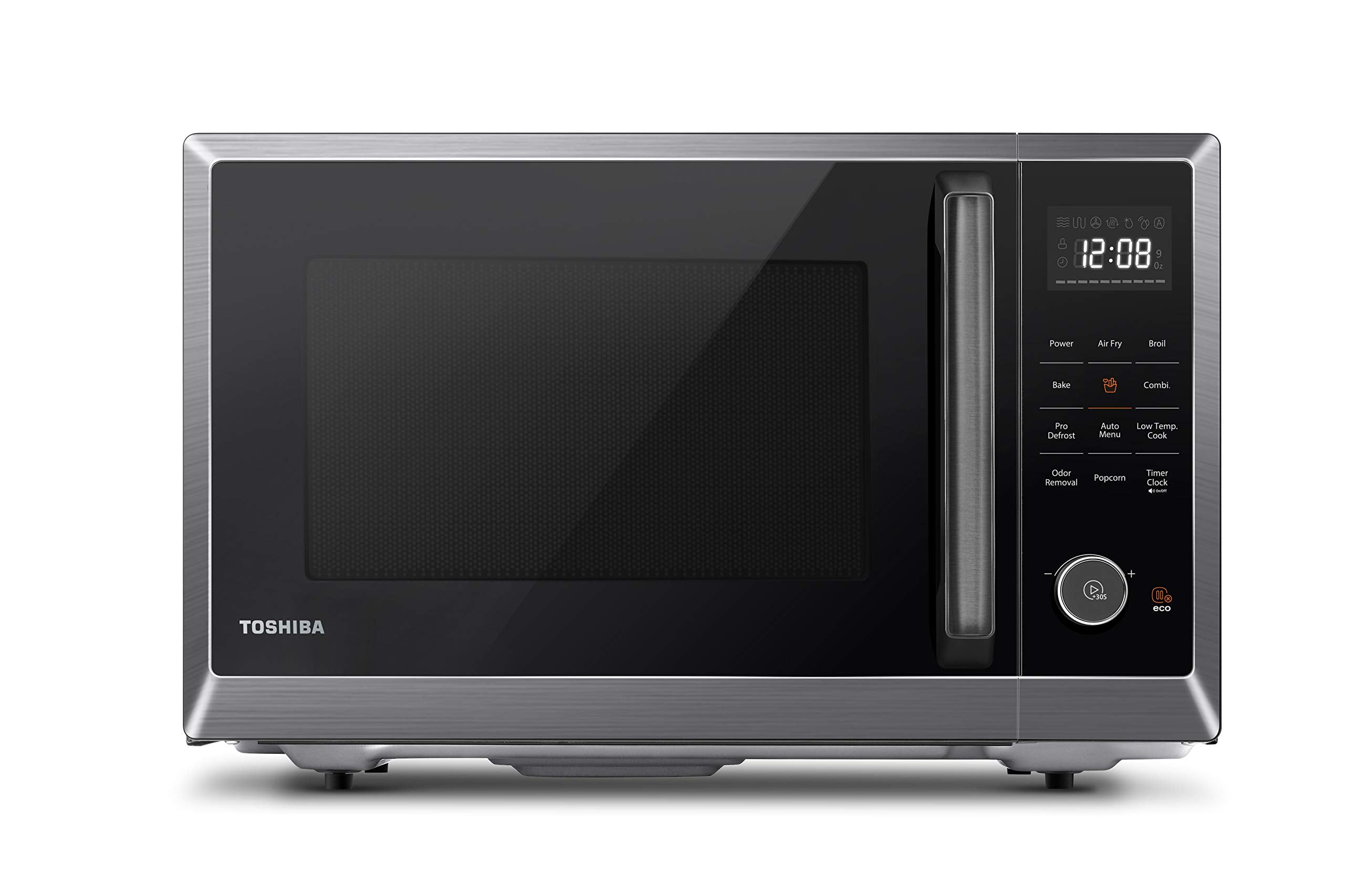 Toshiba - Horno microondas multifuncional ML2-EC10SA con Healthy Air Fry, cocción por convección ...