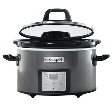 Crockpot™ 4-Qt. Digital Countdown Slow Cooker, Black - Walmart.com