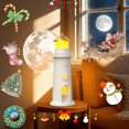 2025 Latest Moonlight Lighthouse Projection Light | RGB Human Body ...
