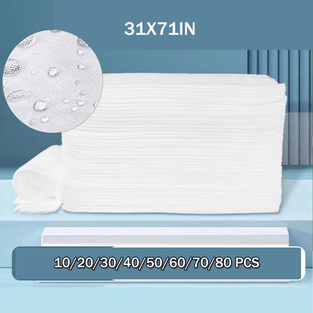 Spa Bed Sheets Disposable Massage Table Set, Massage Sheets Cover Non ...