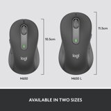 Logitech Signature M650 Right-Handed USB Receiver Wireless Mouse ...