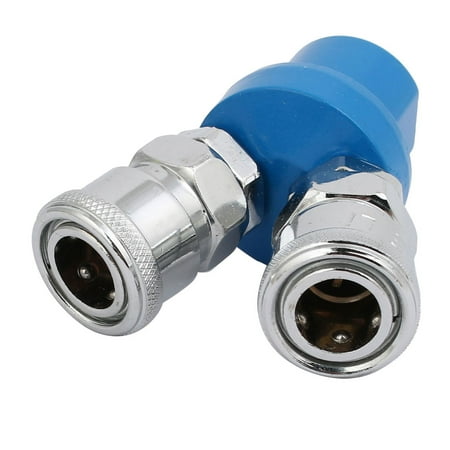 12mm Female Thread Y Shaped Pneumatic Quick Coupler Connector Pipe ...