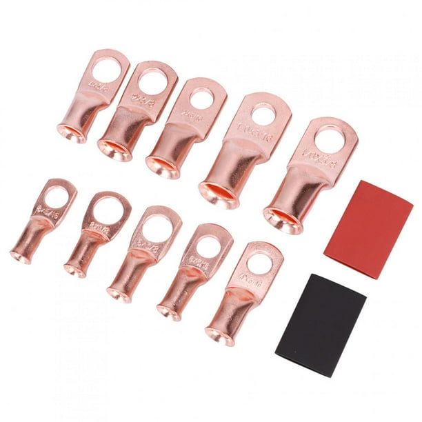 Connector Kit,100Pcs Cable Lug Kit Cable Lug Kit AWG Terminal Connector ...