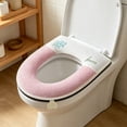 Padded Toilet Seat Cushion, Toilet Seat Cover Ice Mat with Handle, All ...