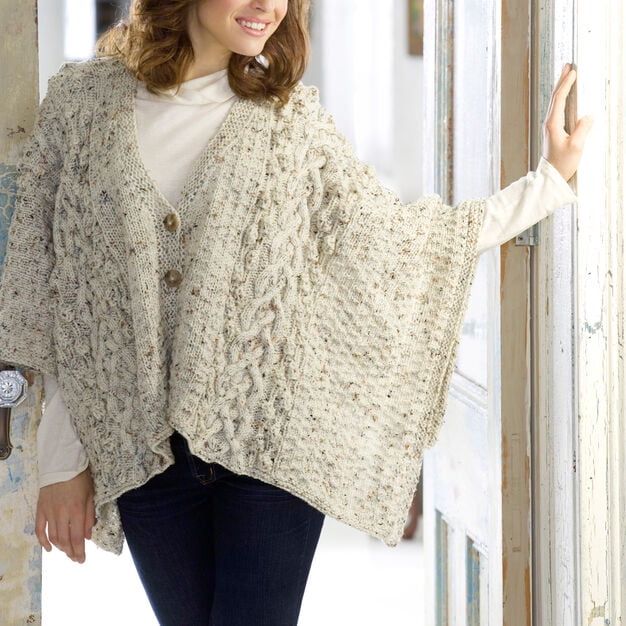 Buy Red Heart Super Saver Medium Acrylic Buff Fleck Yarn, 260 yd Online ...