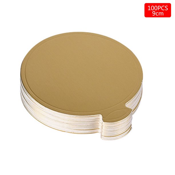 Ruiboury 100pcs Round Mousse Cake Boards Cupcake Dessert Display mousse ...