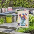 Butterfly Flowers in Vase Garden Flag 28x40 Inch Spring Floral Hello ...