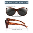 TINHAO Oversized Polarized Sunglasses Fit Over Glasses Wear Over ...
