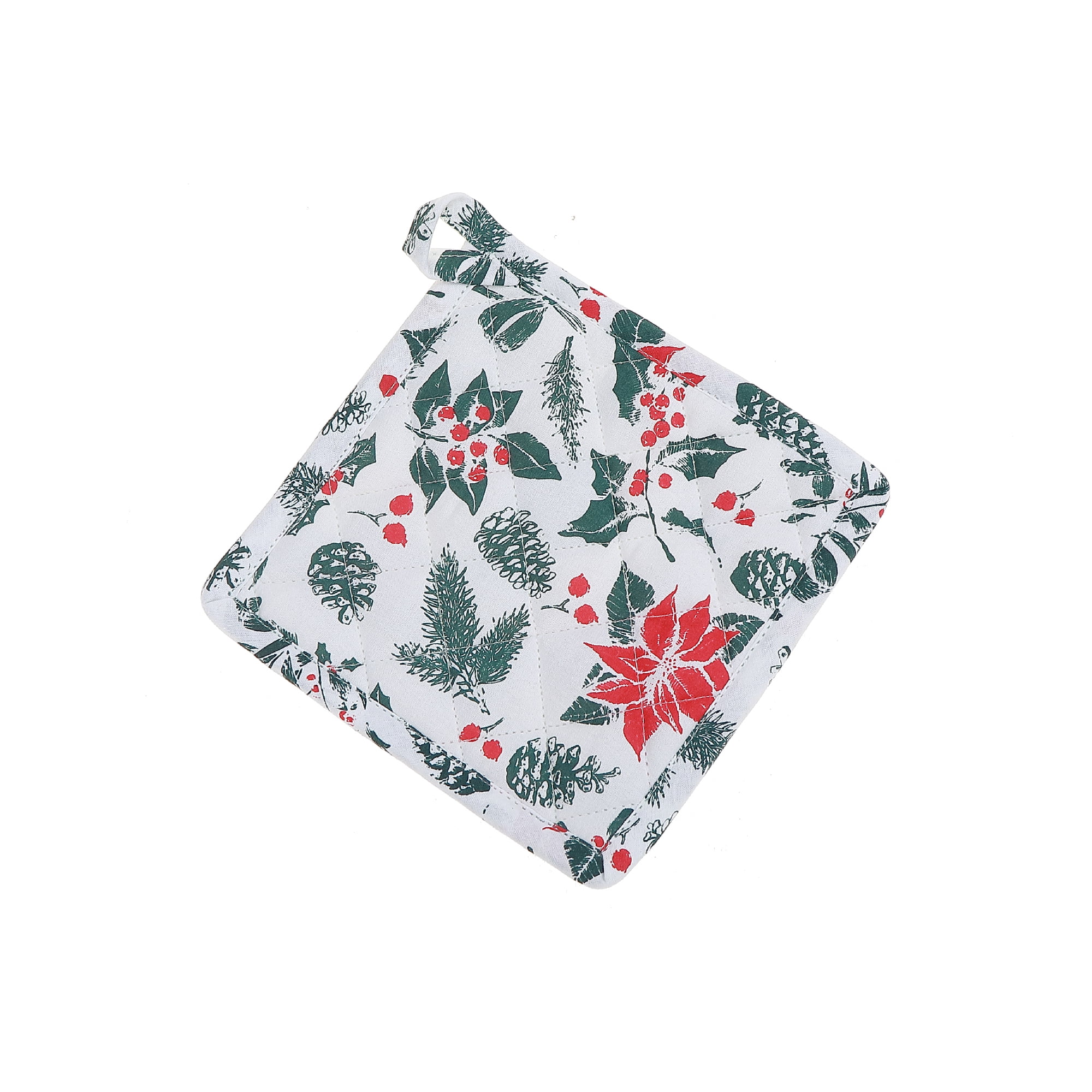 Click here for Ih Casadécor Cotton Pot Holder (Mistletoe Poinsett... prices