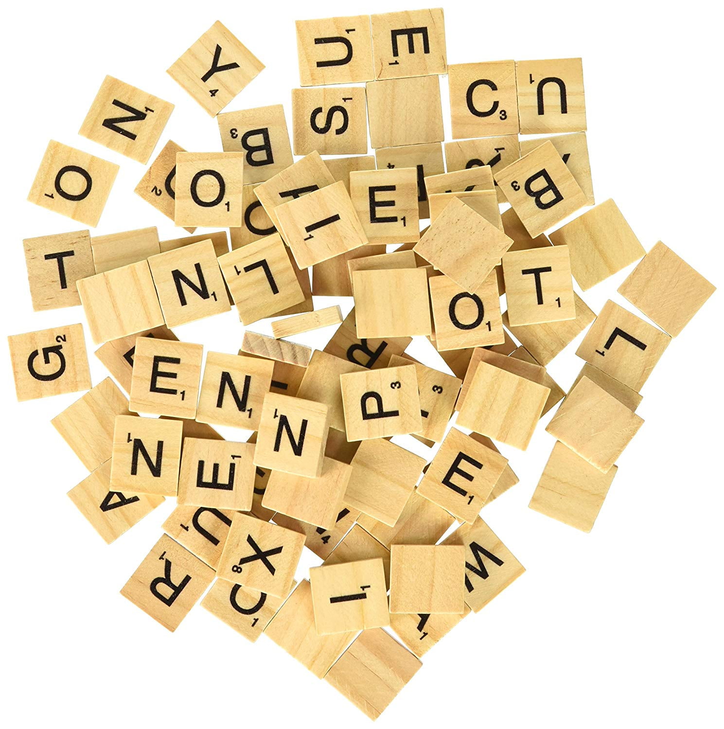 5 Sets of 100 Letters - Replacement Tiles for Scrable Board Game and ...