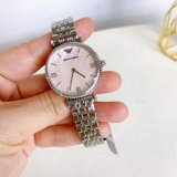 Emporio Armani Women's Gianni T-Bar Mother of Pearl Watch AR1779 ...