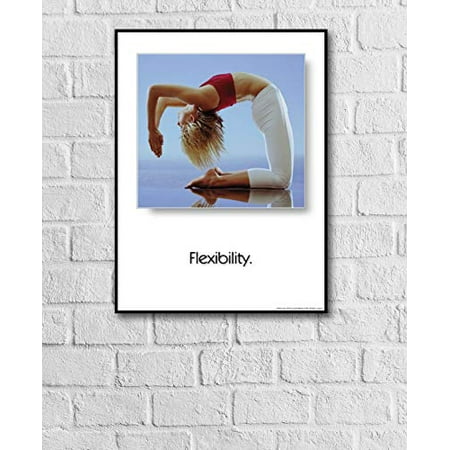 Flexibility 18" X 24" Laminated Yoga Poster | Walmart Canada
