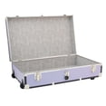 Seward Under the Bed 31" Trunk with Wheels & Lock, Lilac - Walmart.com