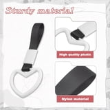Xotic Tech 2 Pieces JDM Heart Shaped Car Handle Straps, Rear Bumper ...