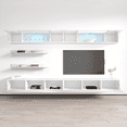 Wall Mounted Floating Modern Entertainment Center Fly I, White, I3 ...