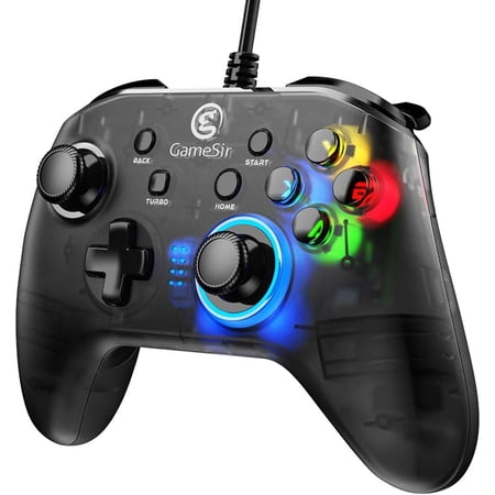 G T4w Wired PC Game Controller, Dual Vibration Joystick PC Gaming ...