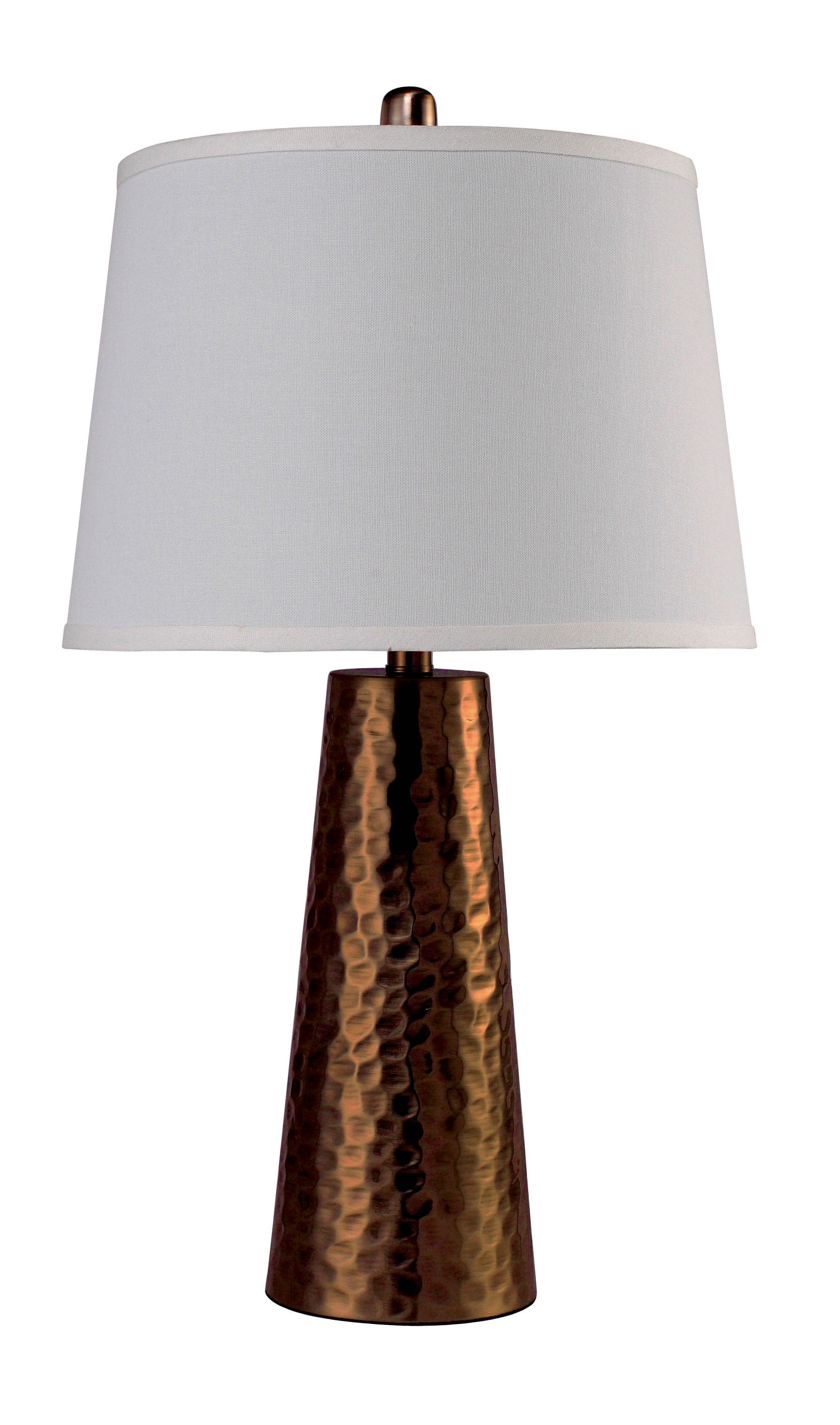 Furniture of America Rockford Contemporary Hammered Metal Table Lamp ...