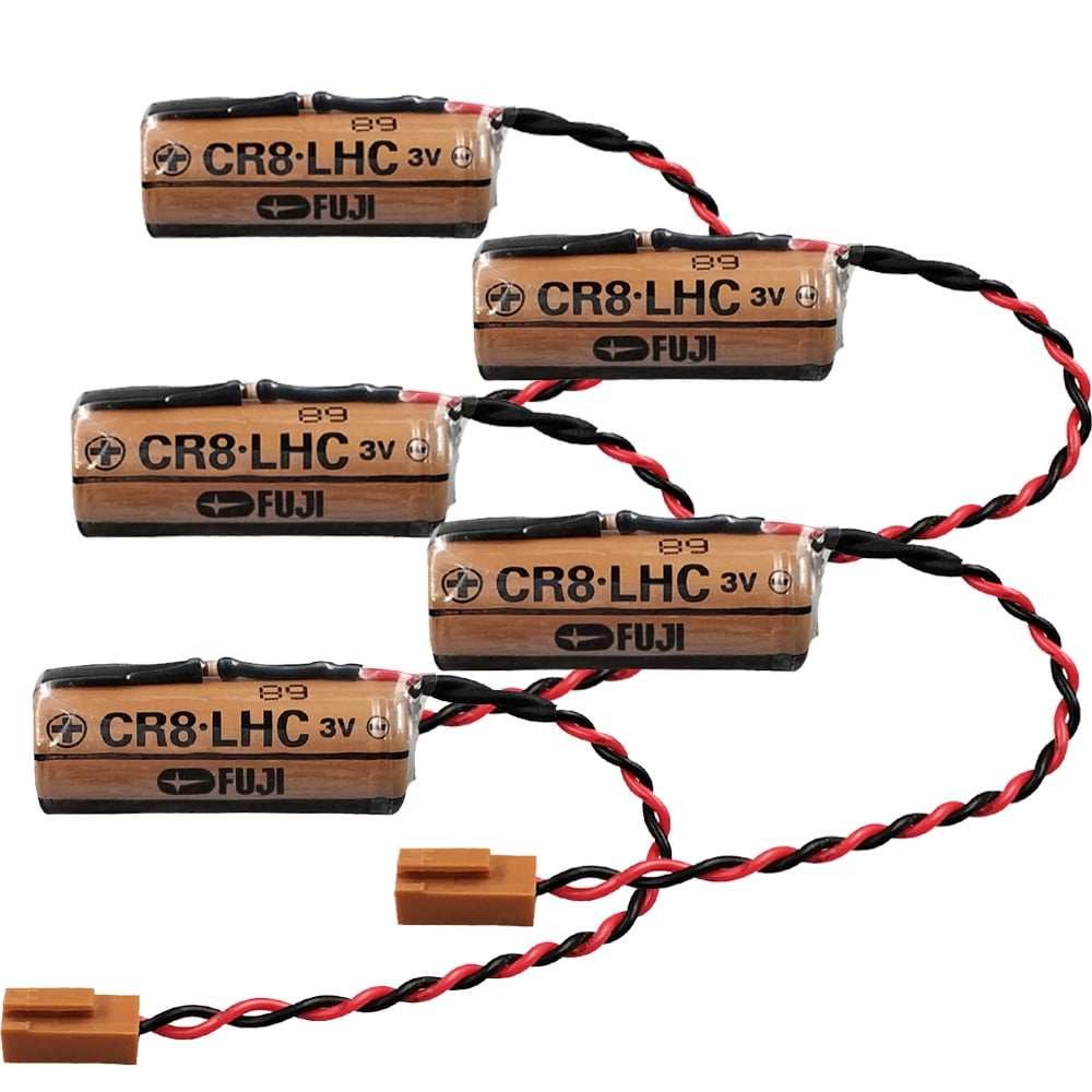 5-Pack 2600mAh CR8.LHC CR8LHC 3V Lithium Battery Replacement for CR8 ...
