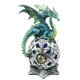 Elemental Jade Earth Firnen Dragon Perching On LED Gyrosphere Orb Night ...