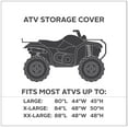 Classic Accessories QuadGear ATV Storage Cover, Fits ATVs 80"L x 44"W x ...