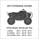Classic Accessories QuadGear ATV Storage Cover, Fits ATVs 88"L x 48"W x ...
