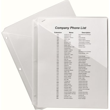 Smead Poly Translucent Slash Jackets Clear 5/PK Letter (89506 ...
