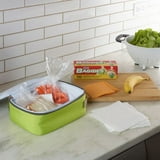 Hefty Baggies Plastic Food Storage and Sandwich Bags, Snack Size with ...