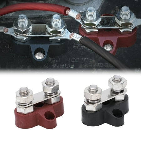 Positive Negative Dual Studs Teriminal Block DC48V M8 Battery Power ...