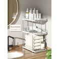 LVL 2 Sets of 2-Tier Stackable Under Sink Organizer, Bathroom Cabinet ...