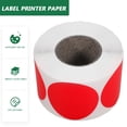 Amosfun Round Yellow Printable Label Roll for Book Thermal Sticker with ...