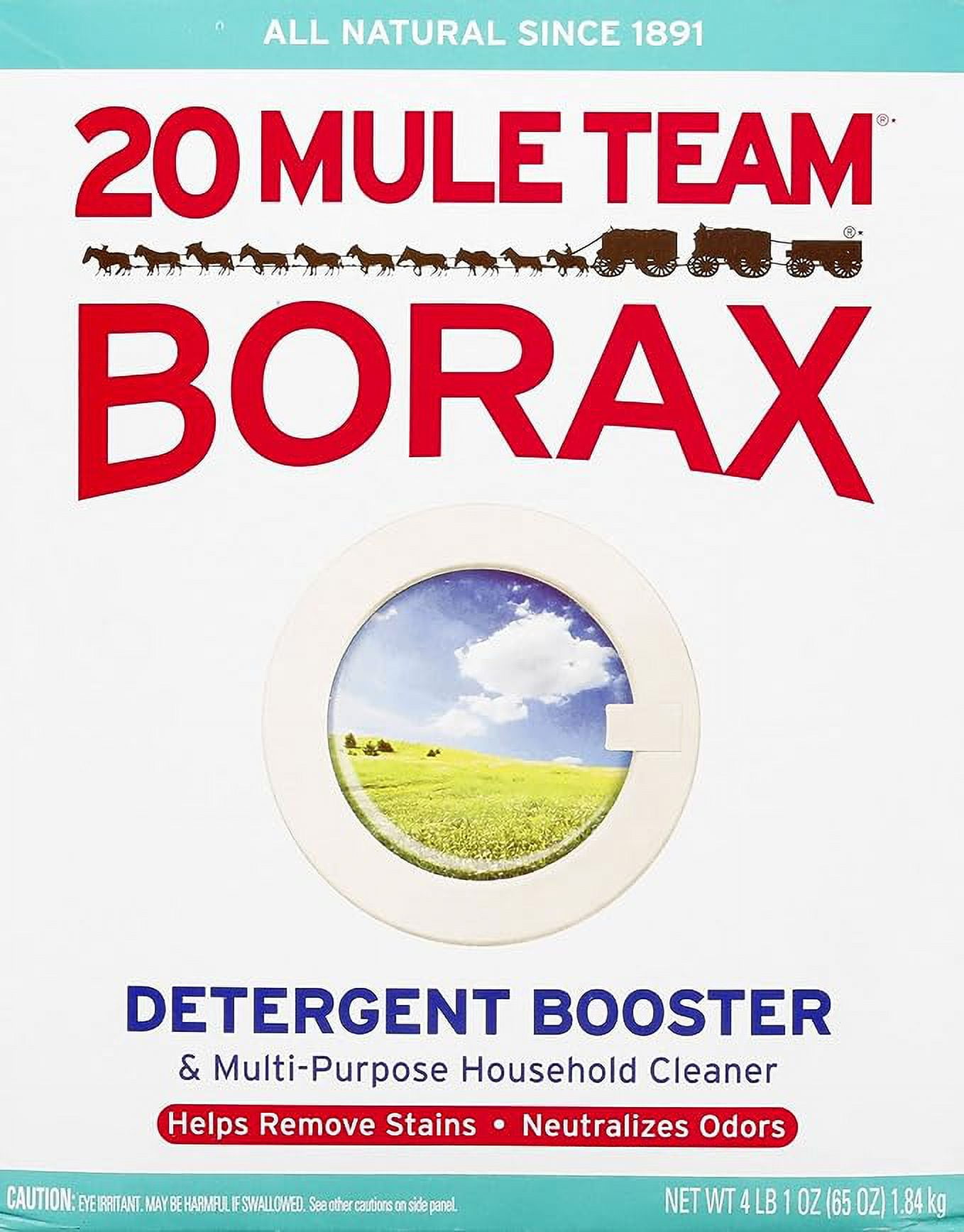 20 Mule Team Borax Detergent Booster 1.84kg BORAX BORAX MULE 65 ONZAS ...